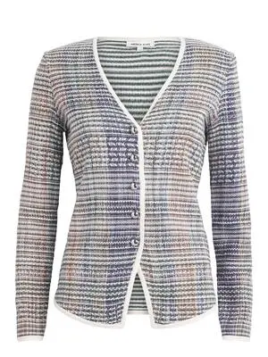 Veronica Beard Nadialine Knit Jacket - Green
