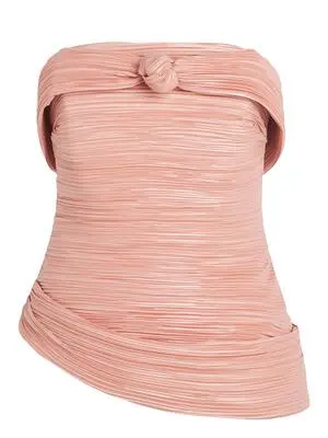 Cult Gaia Plissé Ansra Top - Pink