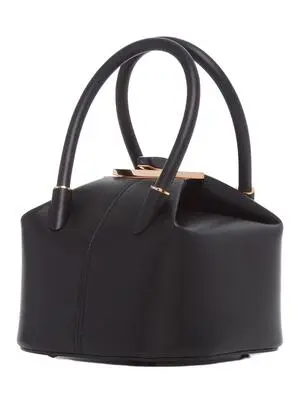 Gabriela Hearst Mini Baez Nappa Leather Bag - Black