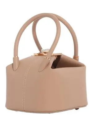 Gabriela Hearst Mini Baez Bag In Nappa Leather - Nude