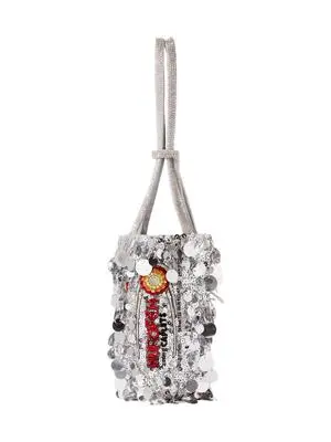ANYA HINDMARCH Nurofen Embellished Mini Bag - Silver