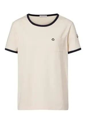 Moncler Cotton Jersey T-shirt - Blue