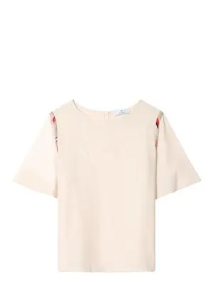 Paul Smith Top With Contrast Trim - White