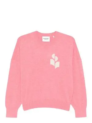 MARANT ETOILE Marisans Cotton And Wool Sweater - Pink