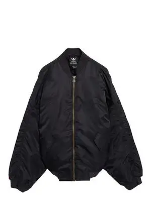 ADIDAS X WILLY CHAVARRIA Satin Bomber Jacket - Black