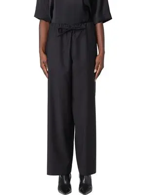 TOTEME Wide Leg Trousers - Black
