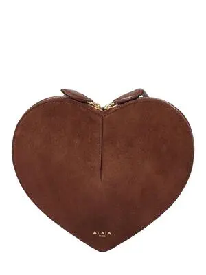 Alaïa Heart Shaped Mini Bag - Brown