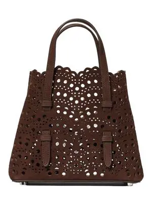 Alaïa Mini Top Handle Bag - Brown