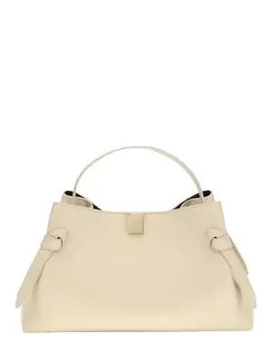 Yuzefi Top Handle Handbag - Cream