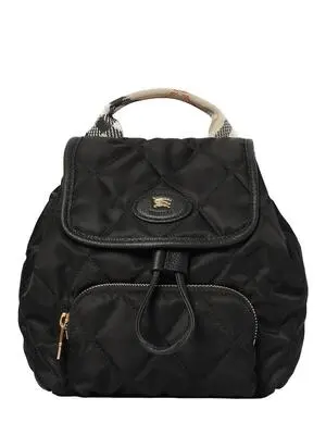 Burberry Quilted Backpack - Black