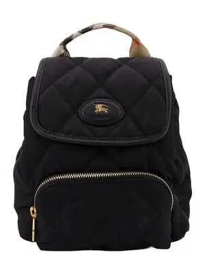 Burberry Quilted Backpack - Black
