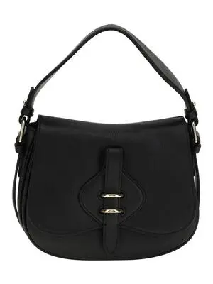 COCCINELLE Textured Leather Mini Bag - Black