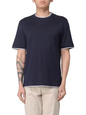 Brunello Cucinelli T-shirt Men Navy