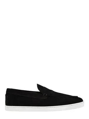 CHRISTIAN LOUBOUTIN Varsiboat Flat - Black