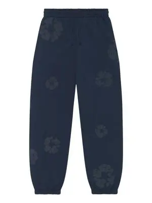 DENIM TEARS Mono Cotton Wreath Sweatpants - Blue