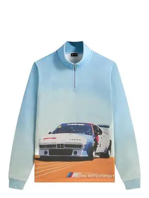 Kith X Bmw Retro Vintage Quarter Zip - Blue