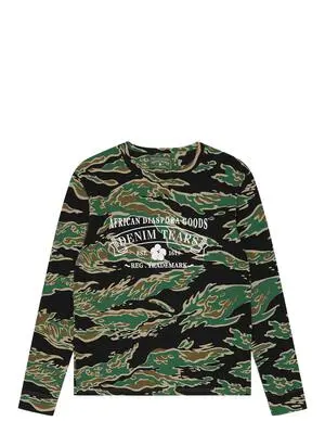 DENIM TEARS Adg Thermal Camo Top - Green
