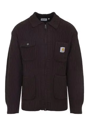 Carhartt Work In Progress Chore Knit Jacket - Brown