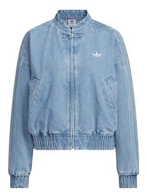 Adidas Track Top Jersey Jacket - Light Denim