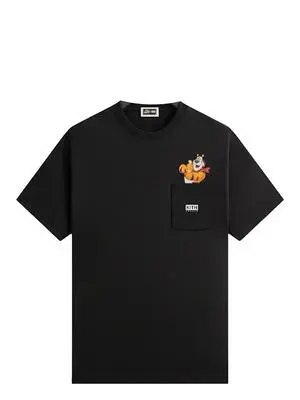 Kith Treats Kellogg’s Frosted Flakes Cereal Tony The Tiger Tony Signature Tee Shirt - Black