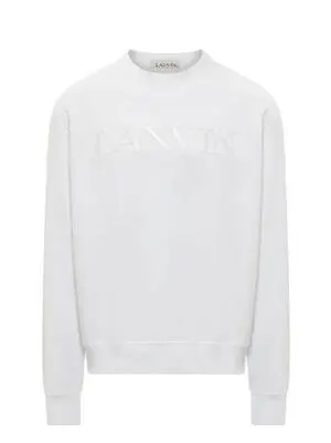 LANVIN Embroidered Logo Sweatshirt - White