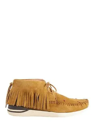 Visvim Shaman-folk Suede Boots - Lt.brown