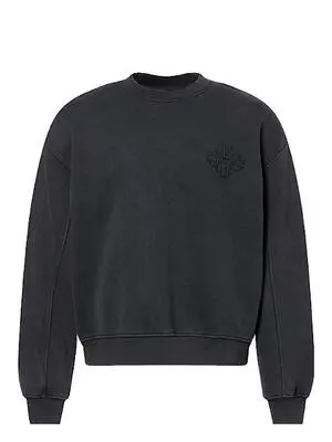 THE COUTURE CLUB Cotton Jumper With Emblem - Black