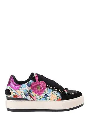 Kurt Geiger Southbank Canvas Trainers - Black/comb
