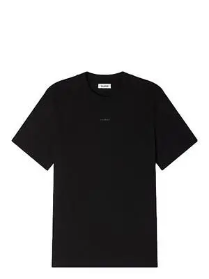 Sandro Short-sleeved Cotton-jersey T-shirt - Black