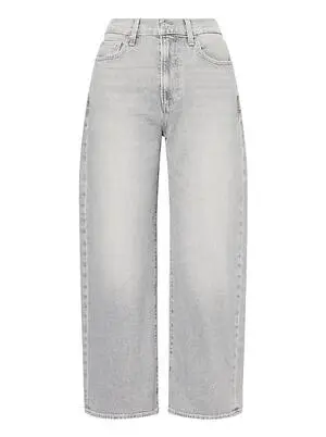 Paige Arellia Ankle-length Jeans - Smokescreen Grey