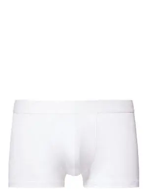 Sunspel Branded Mid-rise Stretch-woven Trunks - White