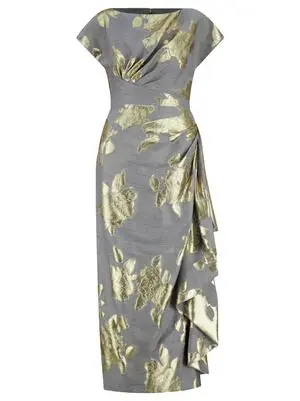 Lela Rose Fil Coupe Florence Dress - Floral