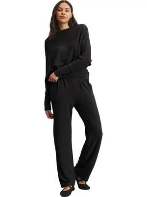 Velvet By Graham & Spencer Eliya Sweatpant - Black