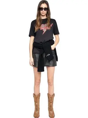 Zadig&Voltaire Embellished Edwin T-shirt - Black