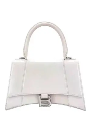 Balenciaga Hourglass Small Top Handle Satchel - Neutrals