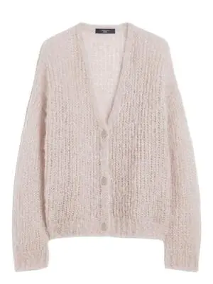 Max Mara Mohair Blend Cardigan - Sand