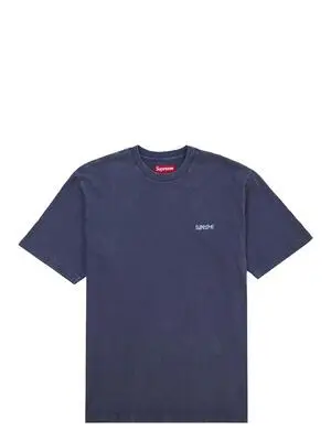 Supreme Washed Short Sleeve Top - Navy Blue