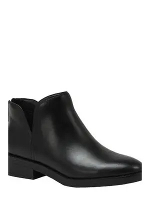 LANDS' END Ankle Booties - Black Leather