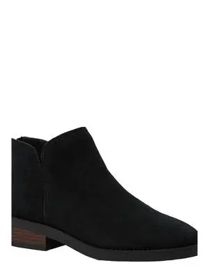 LANDS' END Ankle Booties - Black Suede