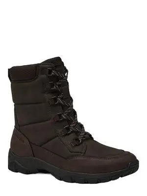 LANDS' END Expedition Trail Waterproof Lace-up Snow Boots - Dark Brown