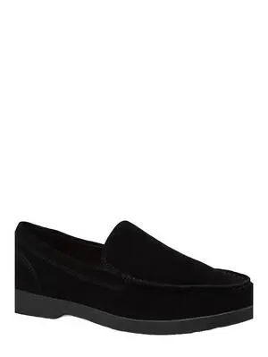 LANDS' END Essential Suede Loafers - Black