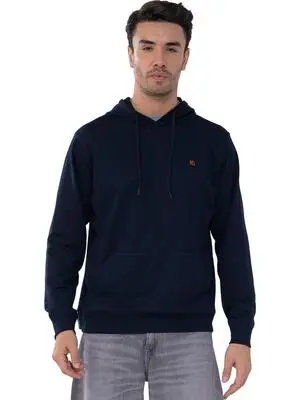 MEMBERS ONLY Pullover Hooded Sweatshirt - Navy