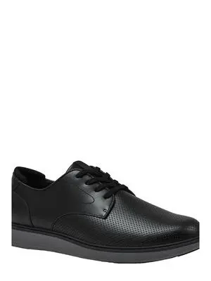 LANDS' END Leather Lace Up Derby Oxford - Black