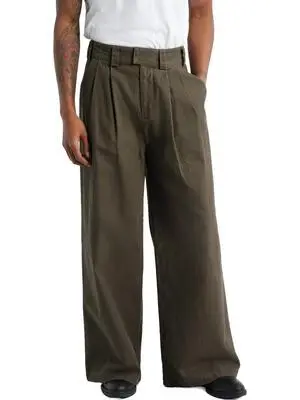 ELWOOD Wide Leg Deck Pants - Espresso