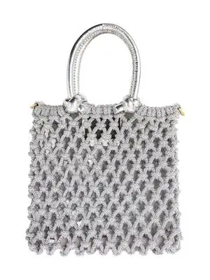 Clare V. Bianca Handbag - Silver