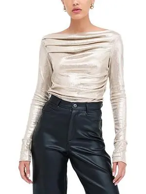 MARCELLA Cooper Metallic Top - Stardust