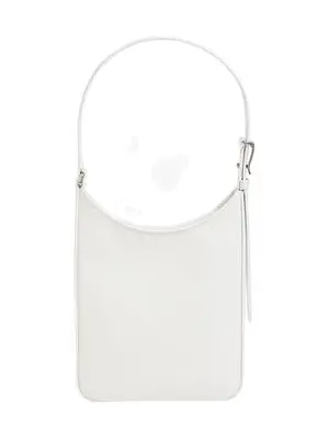 Proenza Schouler Glossed-leather Shoulder Bag - White