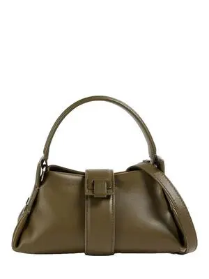 Proenza Schouler Park Leather Crossbody Bag - Army Green