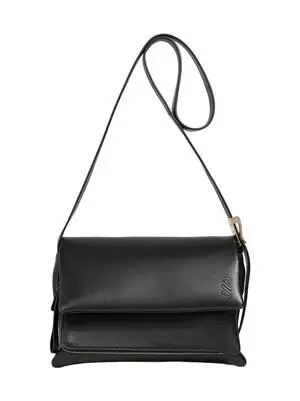 Proenza Schouler City Leather Shoulder Bag - Black
