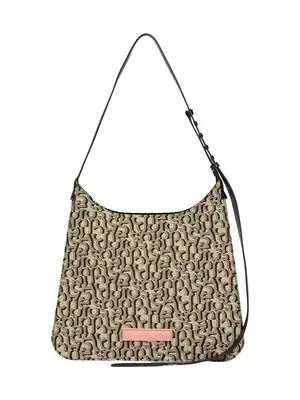 ACNE STUDIOS Leather-Trimmed Jacquard Shoulder Bag